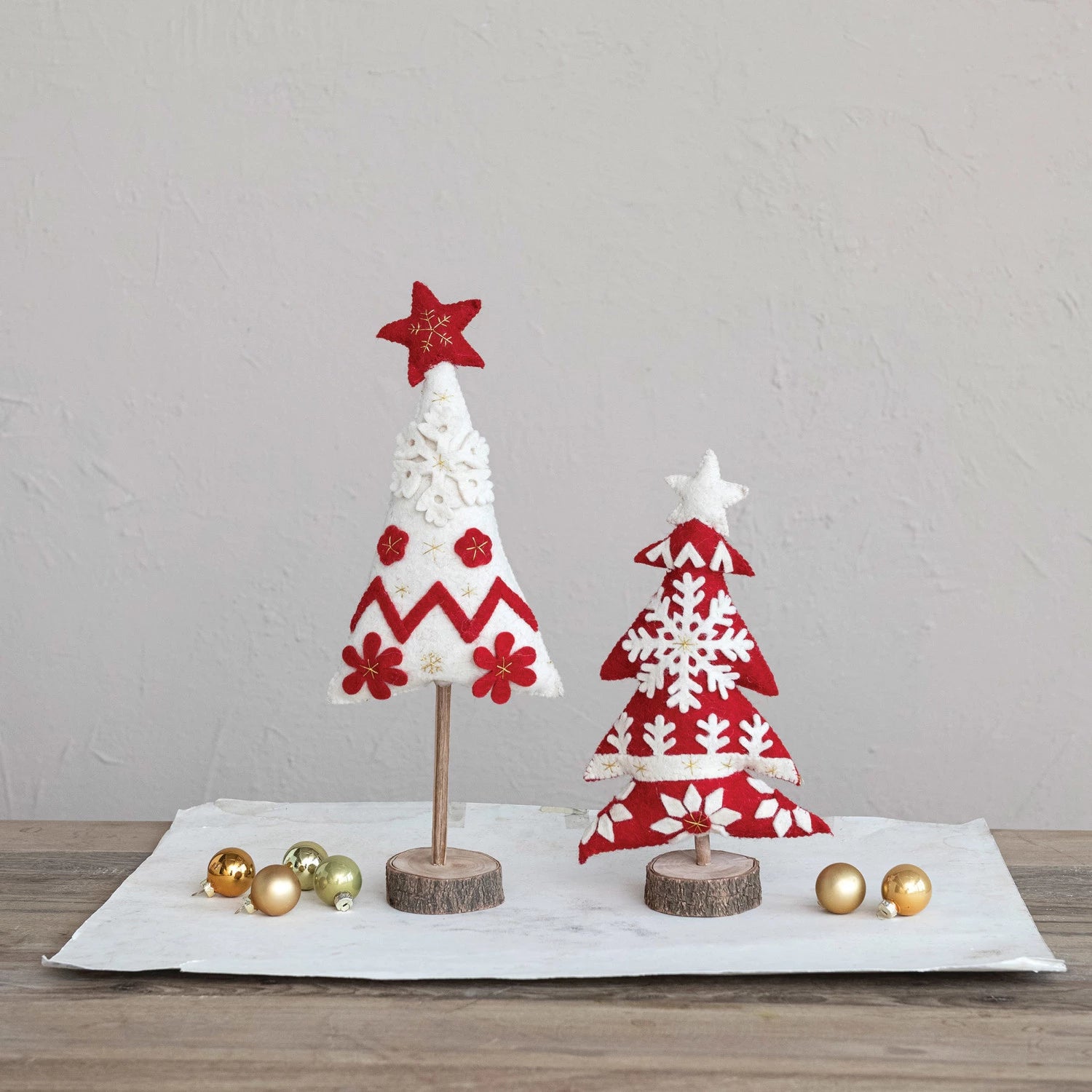 Handmade Wool Felt Christmas Tree – Little Red Barn Door