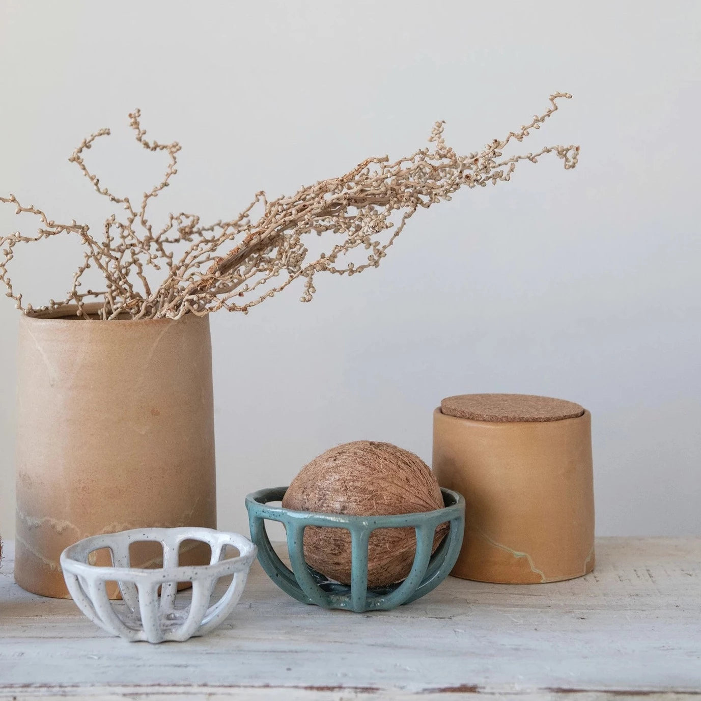 Handmade Stoneware Basket Bowl – Little Red Barn Door